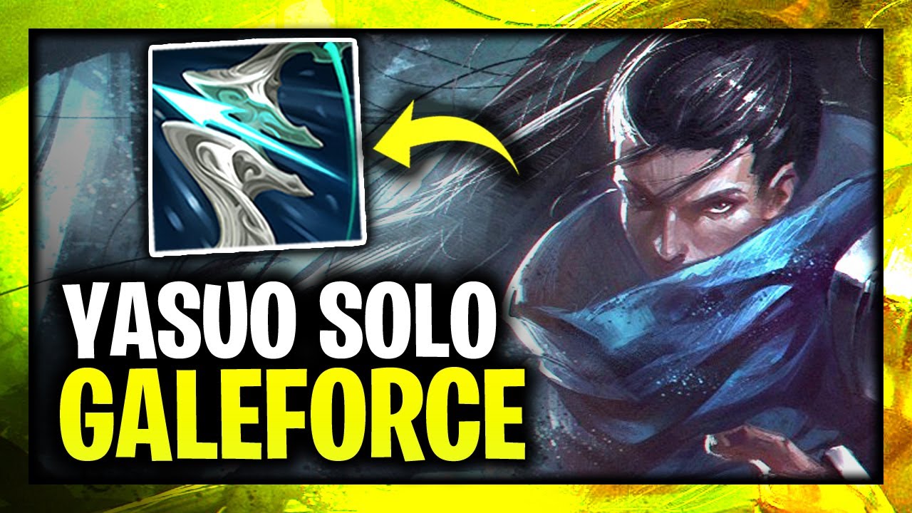 ME QUEDO LOCO con EL YASUO MÁS INÚTIL *YASUO GALEFORCE* 😮 YASUO ADC S13 ...