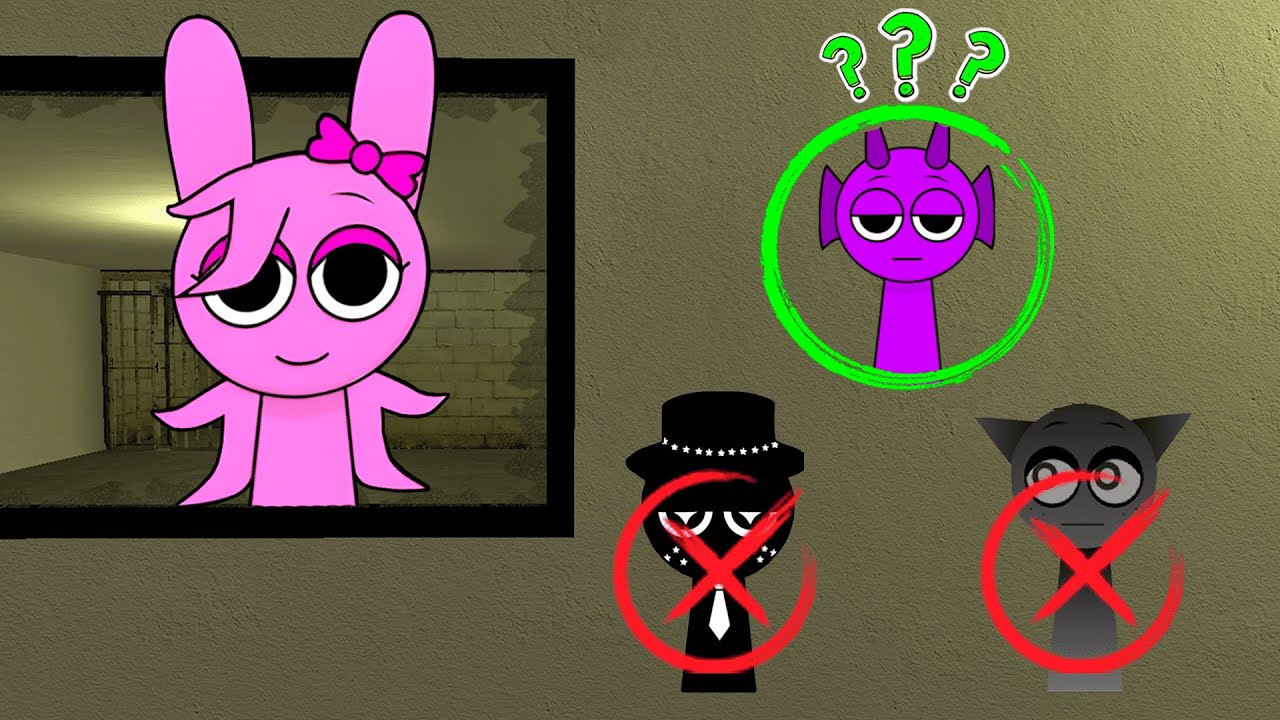 Sprunki Pinki Wants Me to Find Durple and Kill Sprunki Gray and Black ...