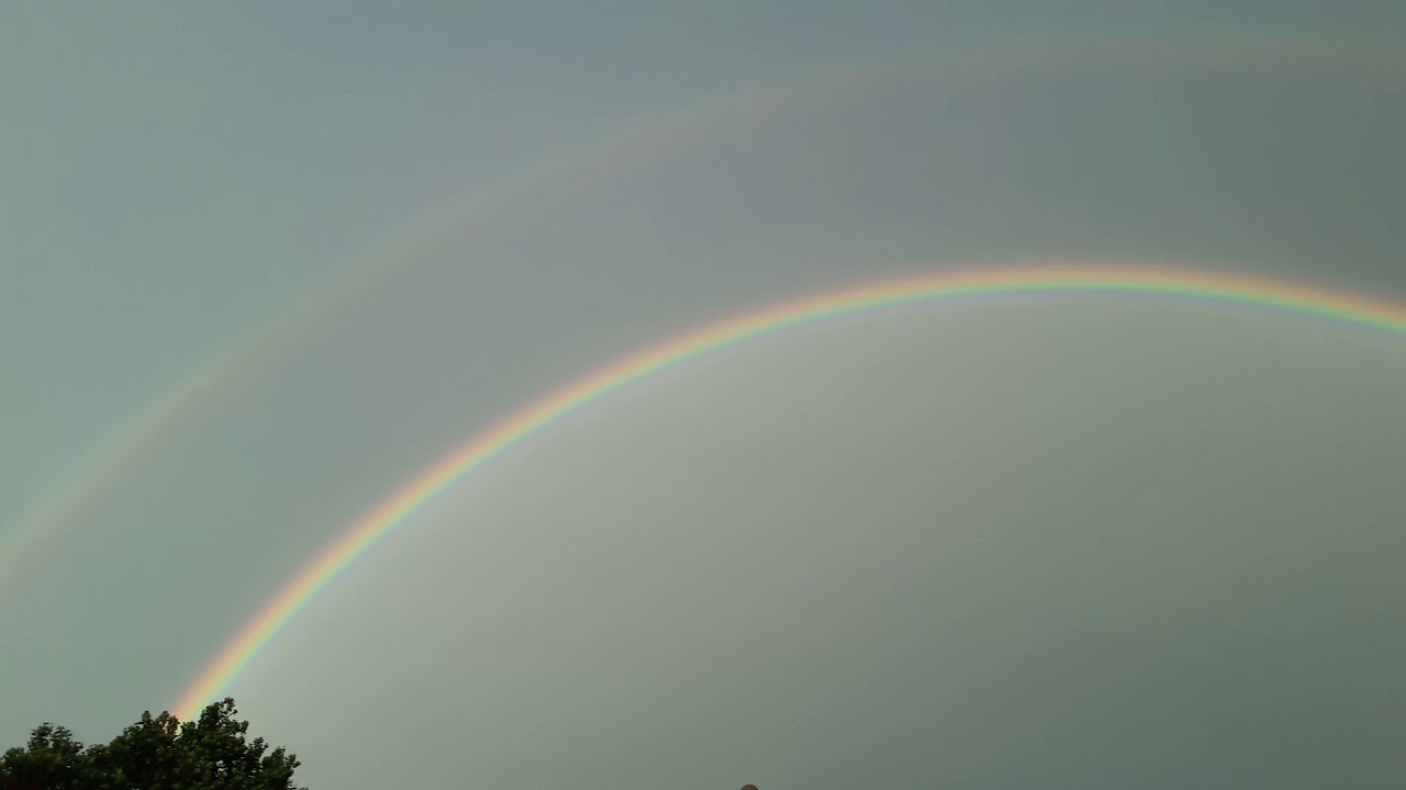 Rainbow over Lake Michigan Chicago 10/7/17 - YouTube
