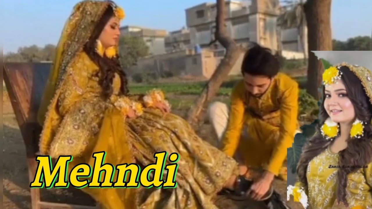 hafsa and shaheer mehndi vlog||photoshoot krwanay khait me chalay gye ...