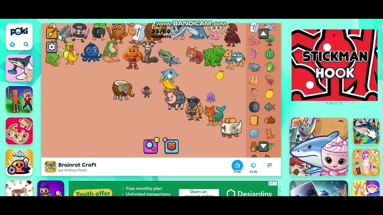 brainrot merge: Poki (part1) - YouTube