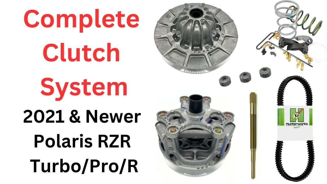 Complete Clutch System for 2021 & Newer Polaris RZR Turbo Models - YouTube