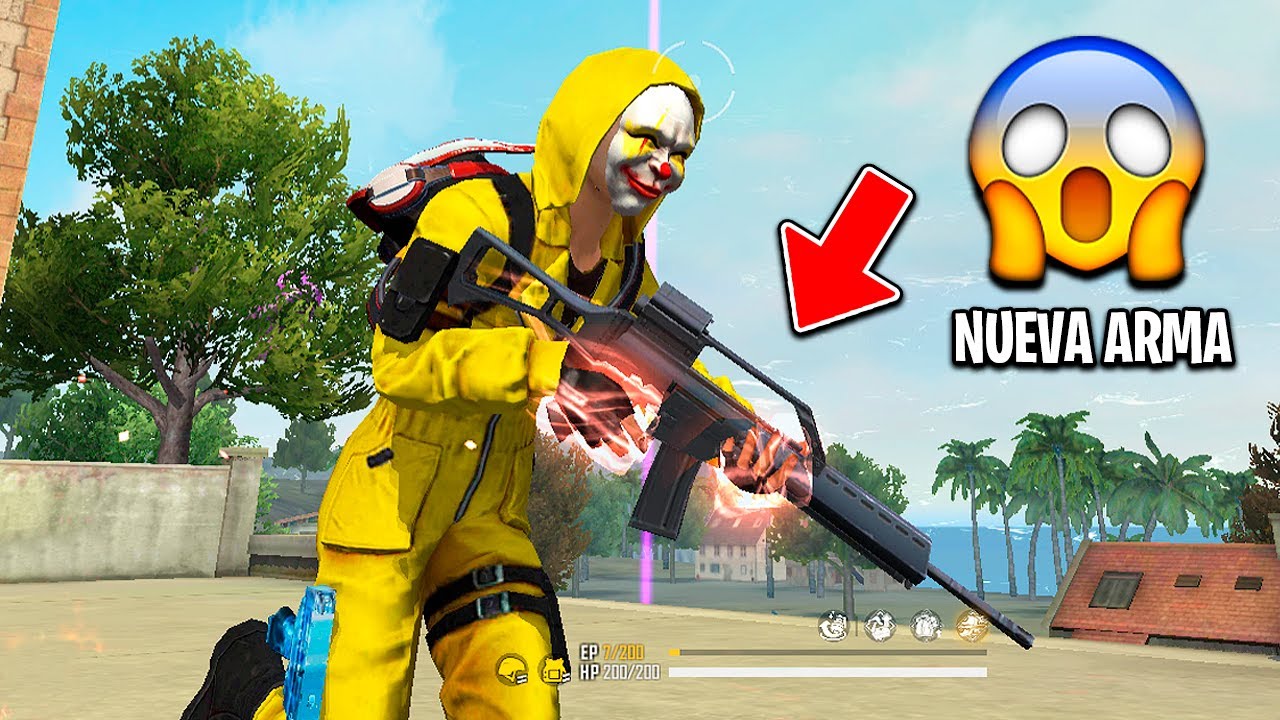 RETO: GANAR con la NUEVA ARMA (G36) 😱 Free Fire - YouTube