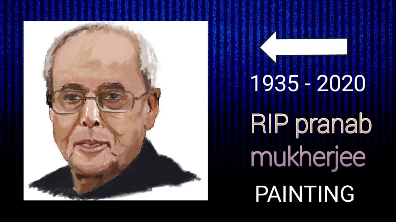 pranab mukherjee drawing | ms piant | sunil arts - YouTube