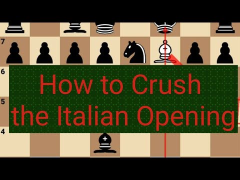 Beat e5 Players with the Italian Opening - YouTube