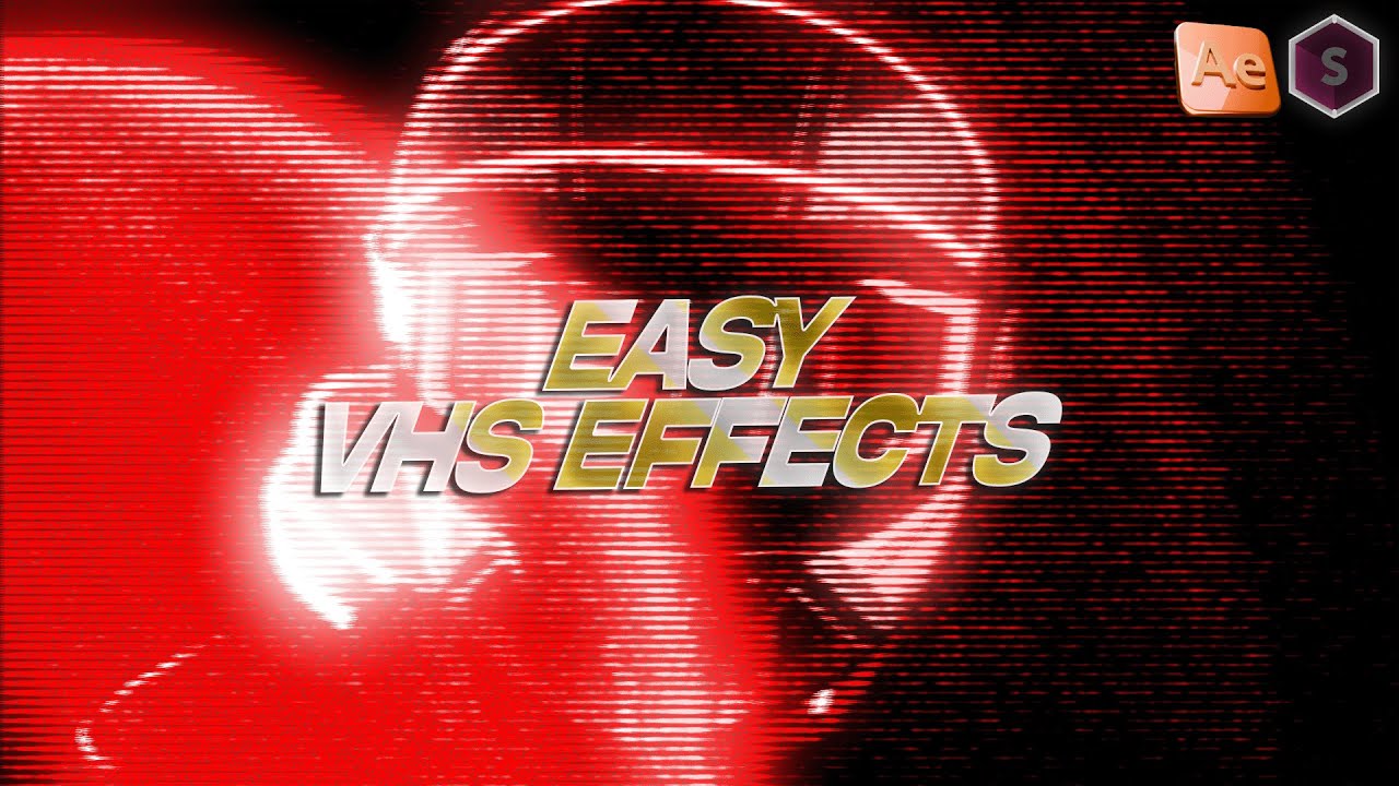 VHS Dream Look in After Effects – Slow Shutter + Scanlines! - YouTube