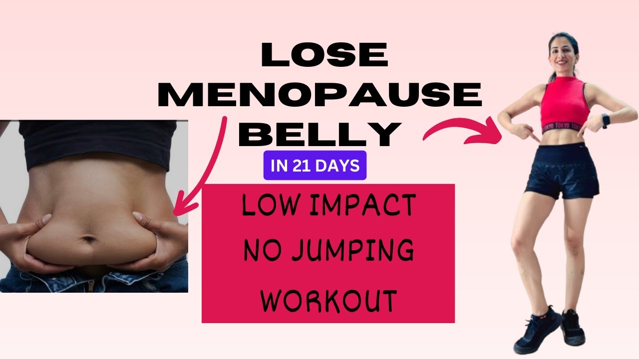 Lose Menopause Belly Fat In 30 Mins With No Equipment ! - YouTube