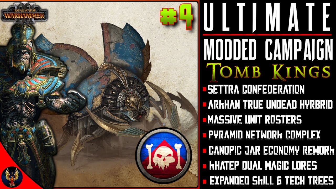Undead Legions Outnumbered By Orcs | Ultimate Modded Tomb Kings ...