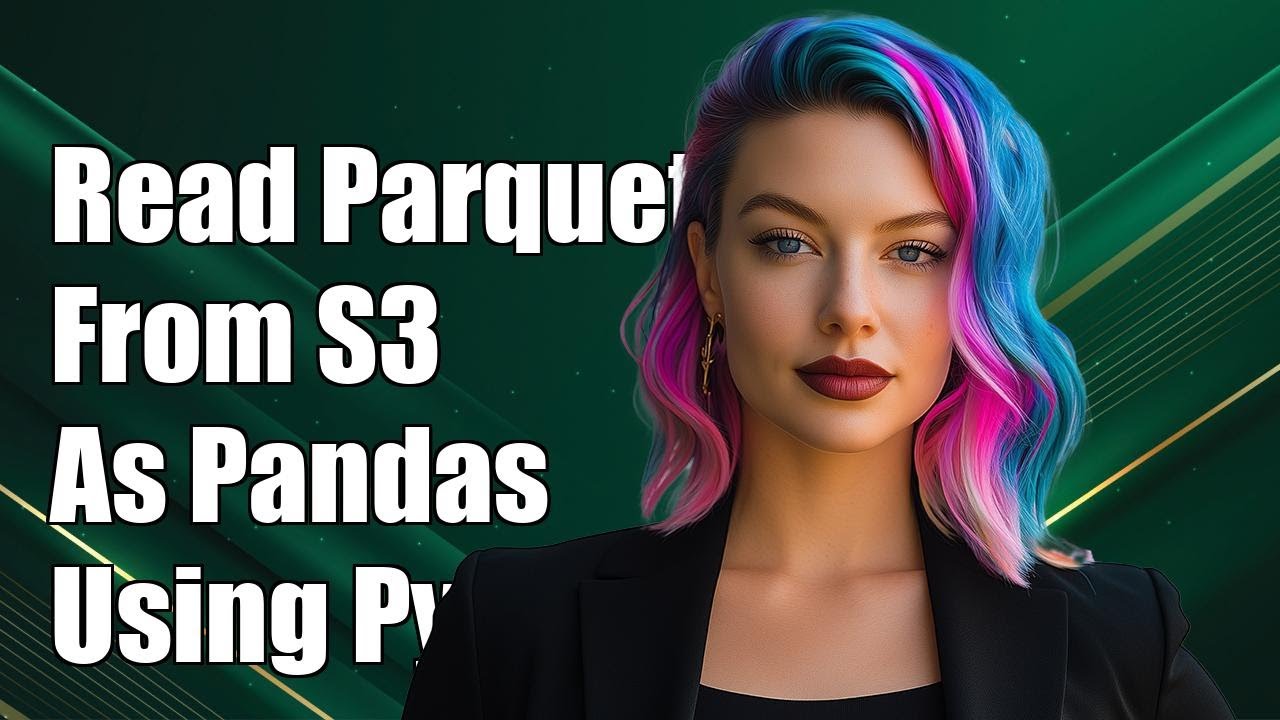 Read Parquet Files from S3 as Pandas DataFrame Using PyArrow: A Step-by-Step Guide - YouTube