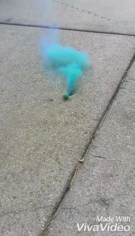 Cheap walmart smoke bombs demonstration - YouTube