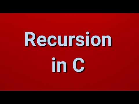 Recursion in C | Part 20 - YouTube