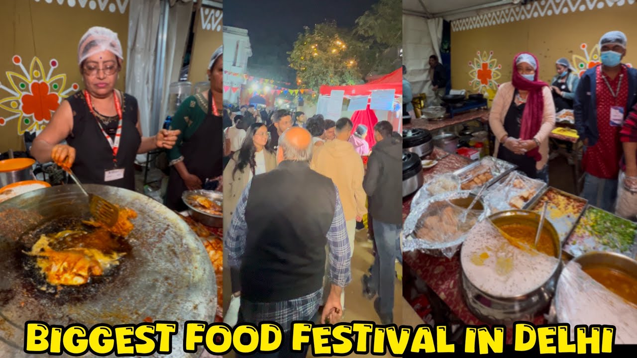 Biggest Food Festival || 25 Cities Food at one place | Delhi Food Shaukeen | Ankit Dhingra Vlogs ...