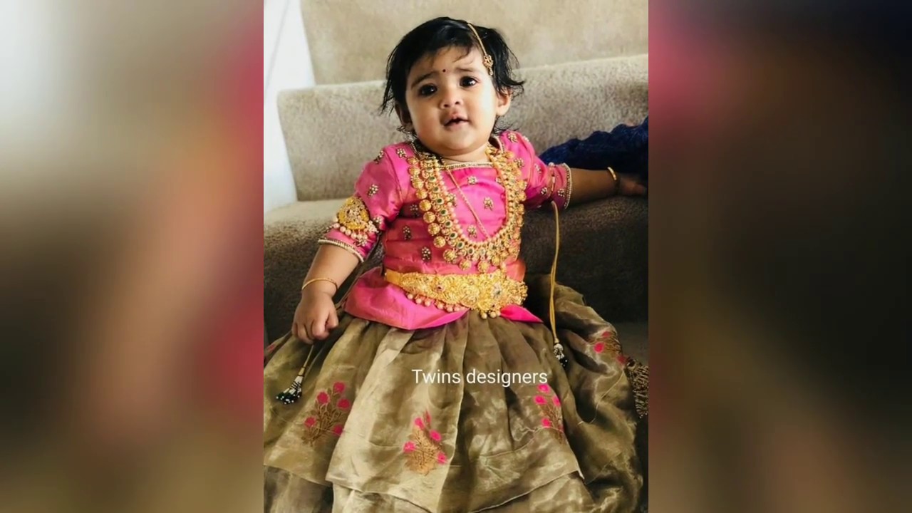 LATEST model kids lehengas and pattu pavada - YouTube