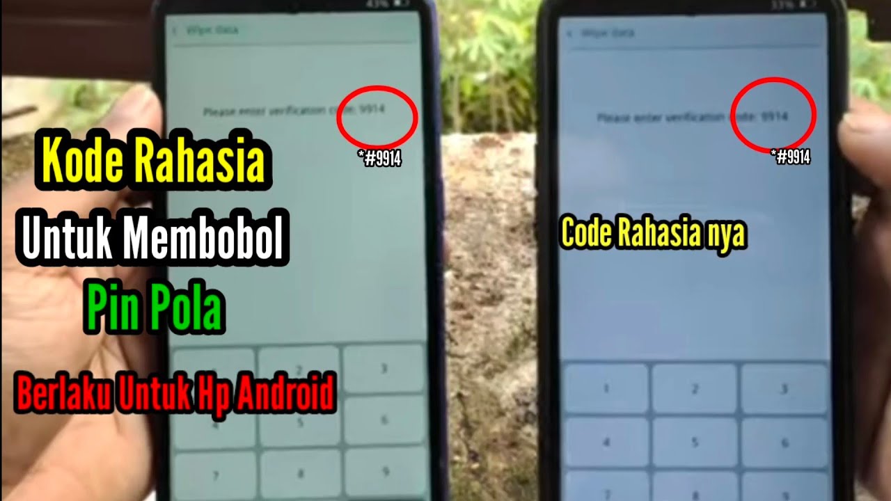 Kode Rahasia Untuk Membobol Pin Pola hp android Tanpa PC Tanpa Gmail ...
