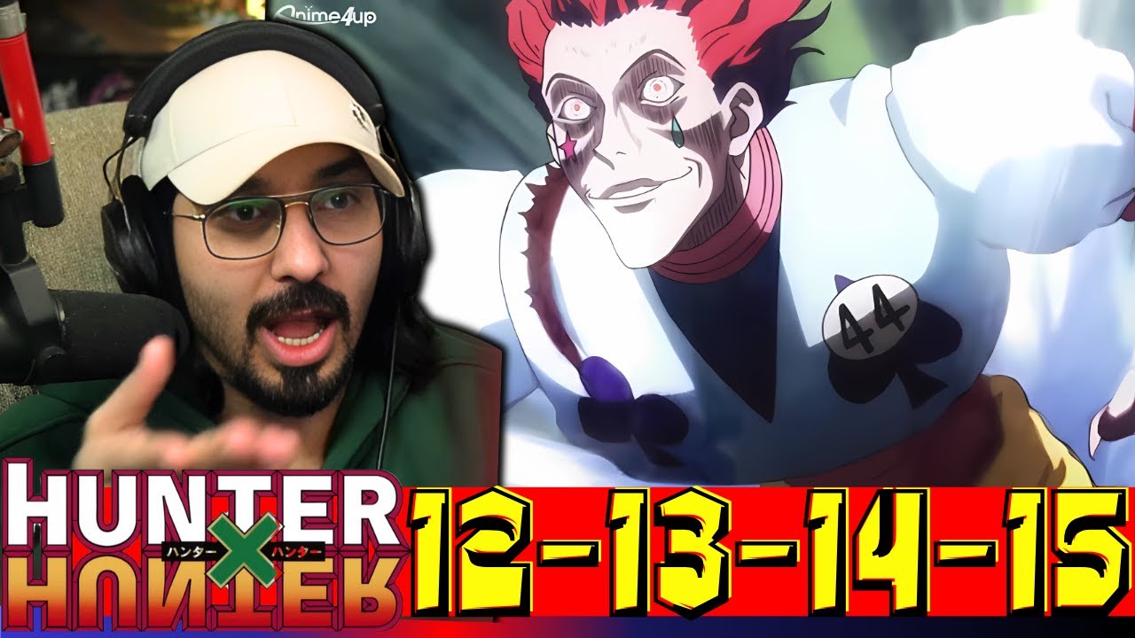 ردة فعل ناصر QG14 على هنتر x هنتر الحلقة 12-13-14-15 hunter x hunter Reaction - YouTube