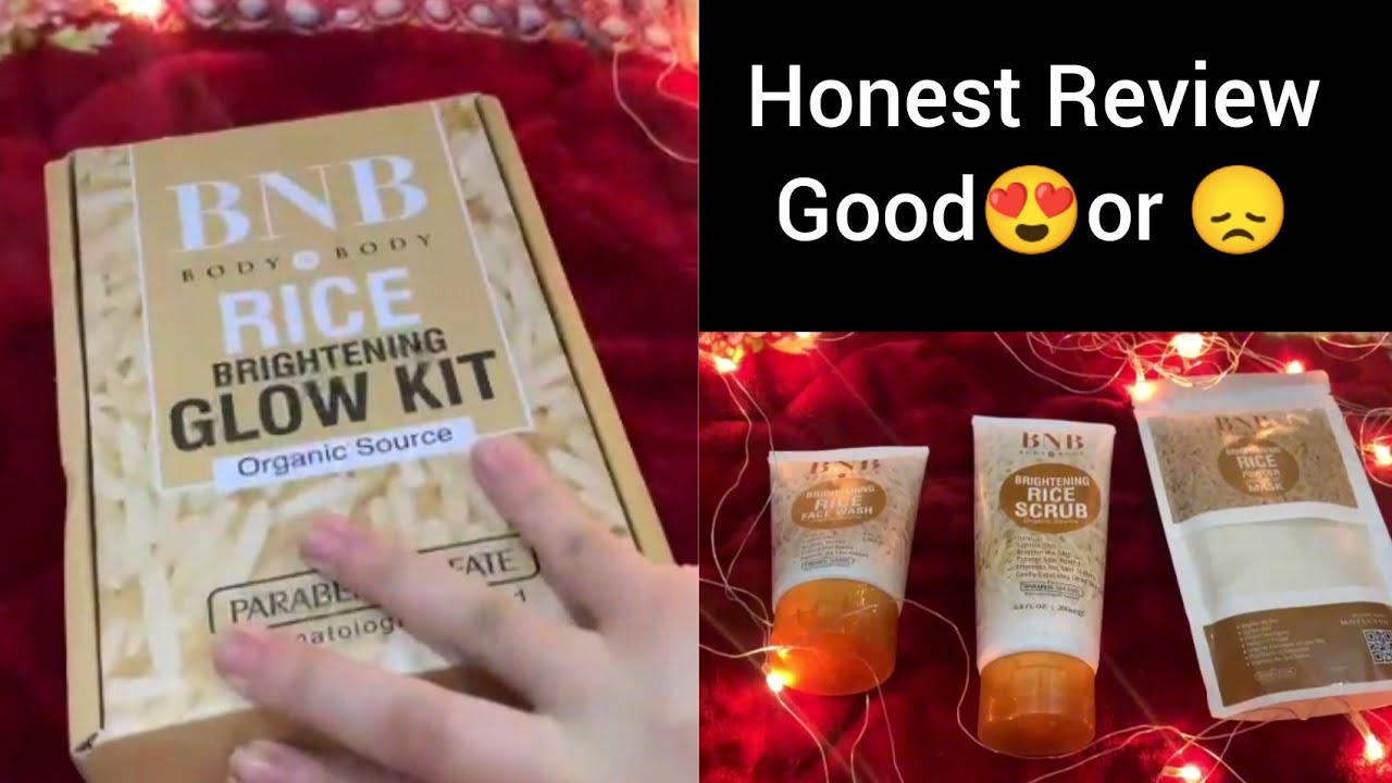 BNB rice glowing Mask review| Honest Review 😍| || shahibavlog - YouTube