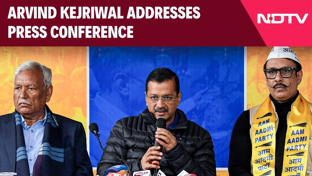 AAP Press Conference LIVE | Arvind Kejriwal Addresses Press Conference ...