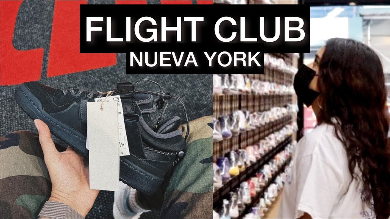 COMPRANDO SNEAKERS en Flight Club l Me regalan un par 😱 - YouTube
