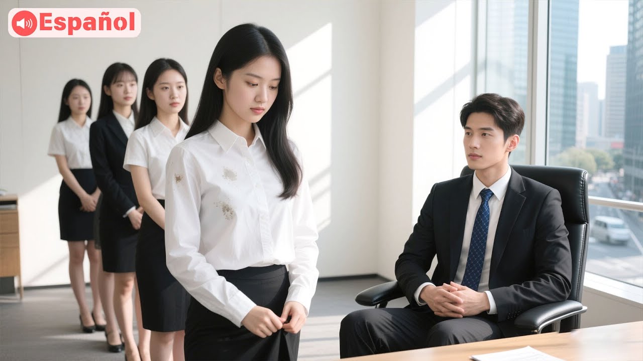 Una chica manchó su camisa en la entrevista, el CEO lo notó y su vida ...