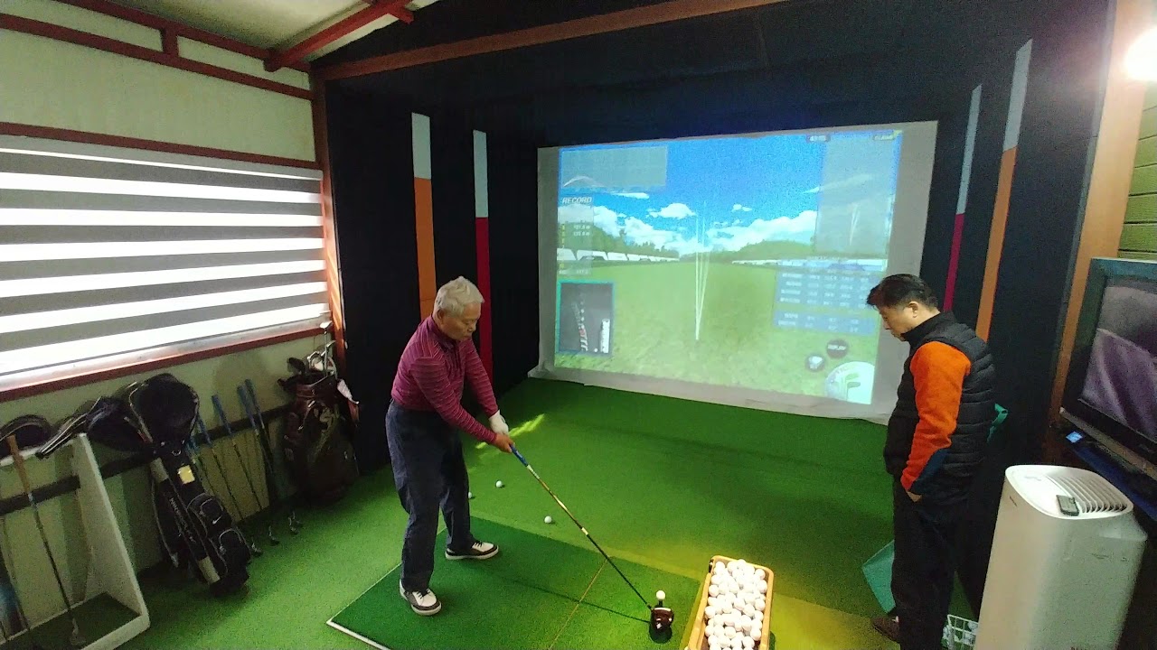 타석스크린골프 포디골프 초고속카메라센서 스카이프로골프피팅&레슨 SCREEN GOLF SIMULATOR KOREA 4DSCREEN ...
