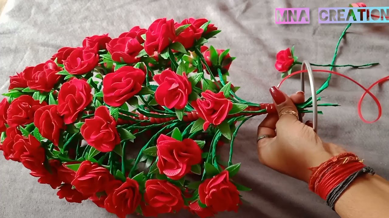 Guldasta || New Design Guldasta || प्लास्टिक वायर गुलदस्ता || गुलाब का ...