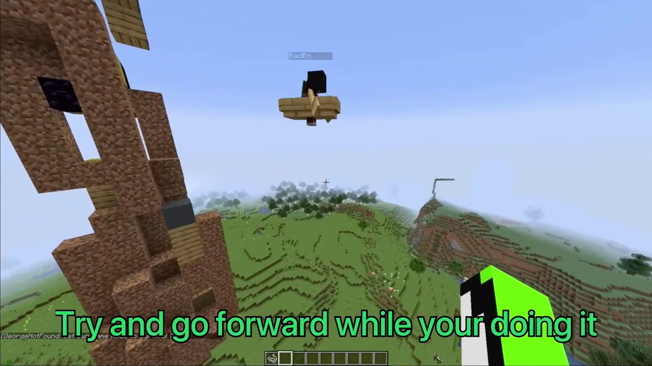Dream - Minecraft Survival Flying Using A Boat - YouTube