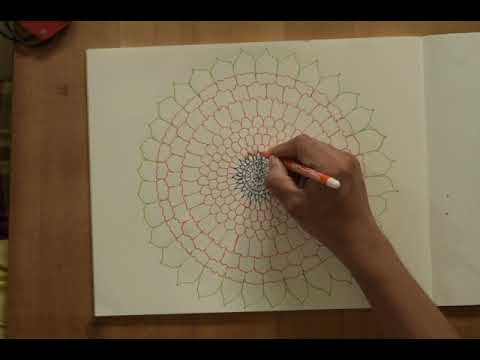 day 3 mandala 3 new Art Challenge Long Video