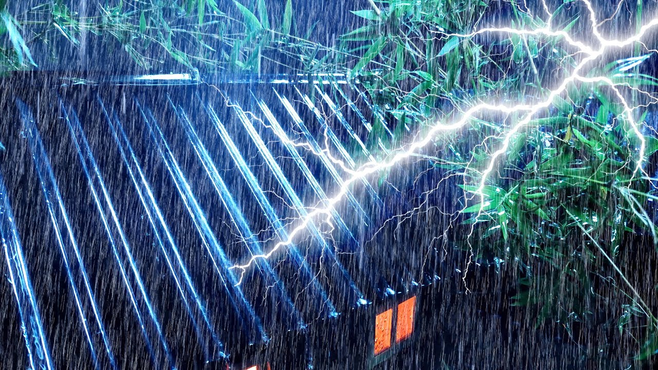 Fall Asleep With The Soothing Sounds Of Rain And Thunder | Study, Relax ...