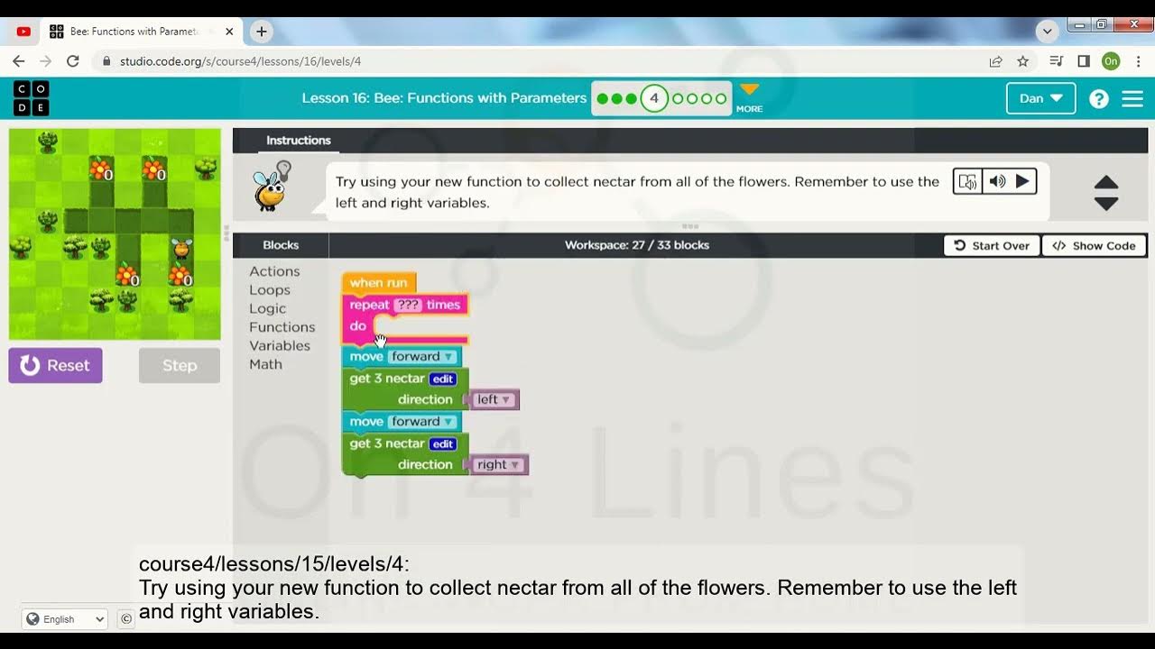Learn Computer Science - Code.org - C4L16L4 - YouTube