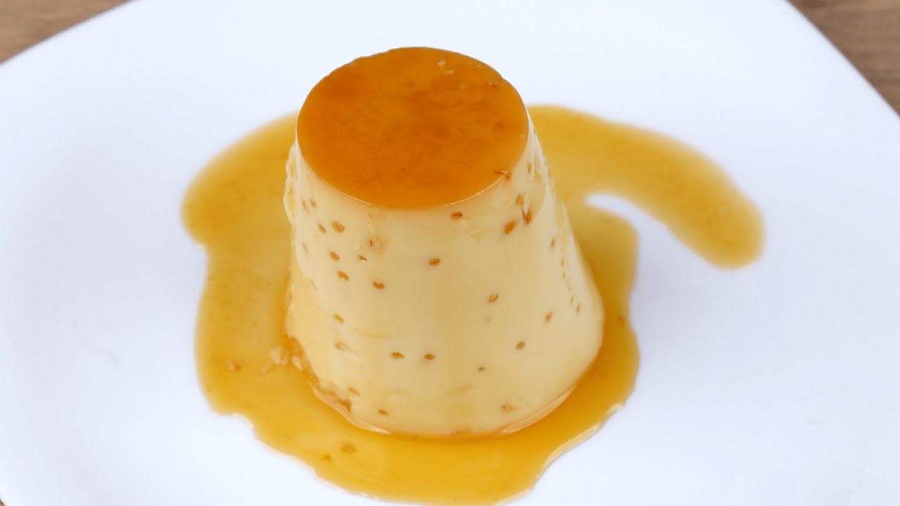 It might seem crazy, but it turns out great! Flan in glass cups made in ...