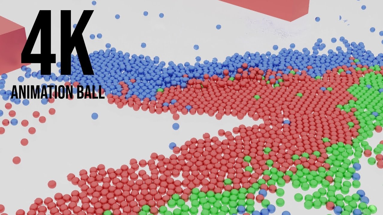 Animation race ball colorful 3d rendering illustration 12 #animation # ...