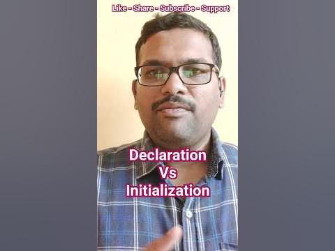 Declaration Vs Initialization in any Programming Language #rprogramming #code #cprogramming ...