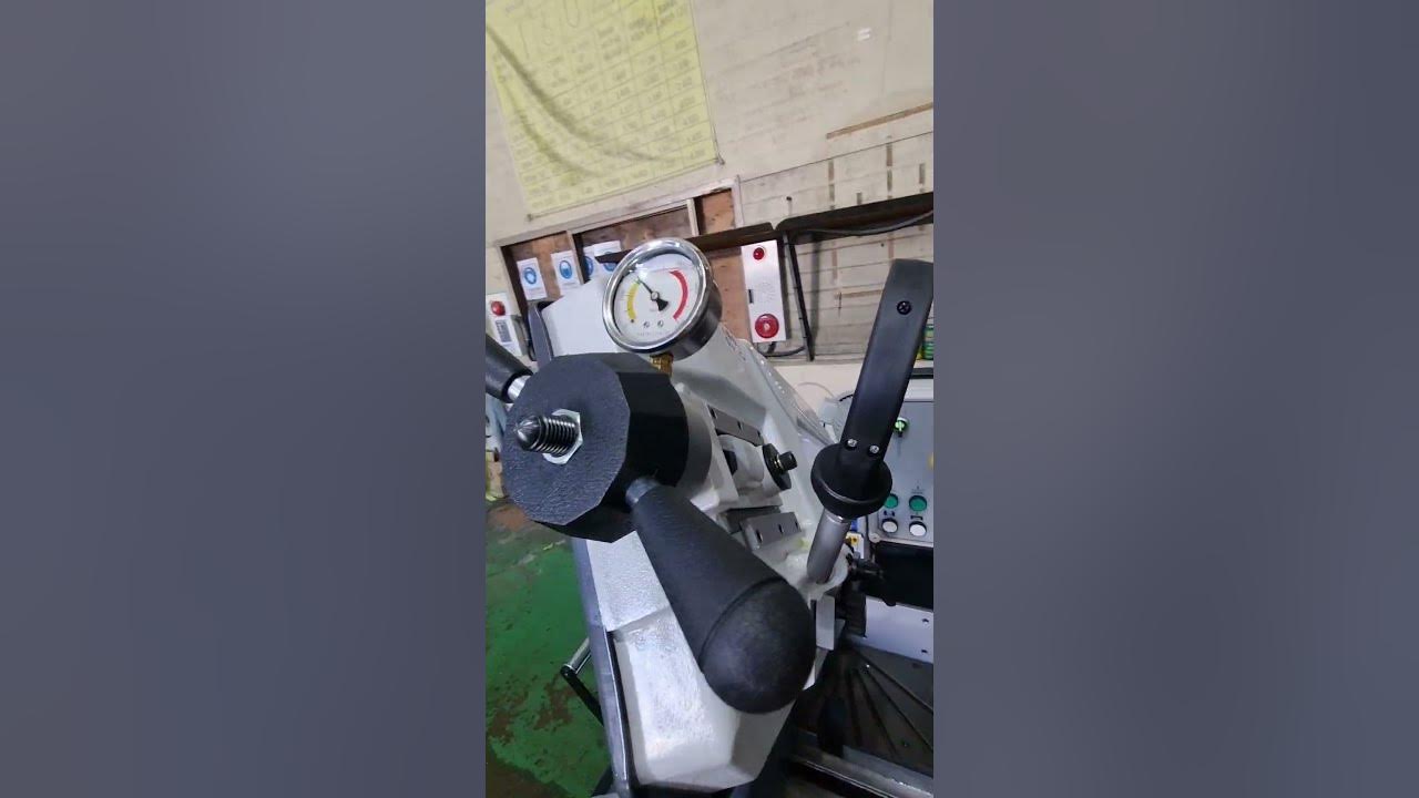 죠지 밴드쏘톱기계 CY-350설치완료 - YouTube