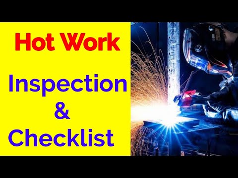 Hot Work Inspection in Hindi & Checklist - YouTube