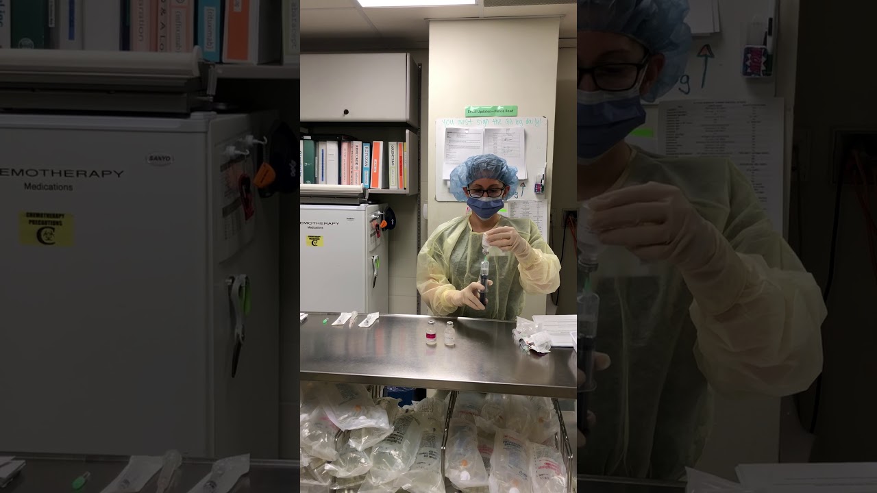 Demonstration of aseptic technique in a horizontal laminar flow hood ...