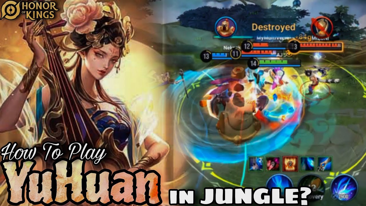 Honor of Kings (Yuhuan) How To Play Yuhuan in Jungle? - YouTube
