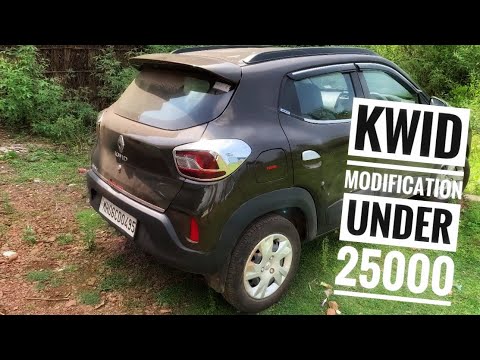 Renault kwid 2021 modifications | under 25000 ||zebss vlogs - YouTube