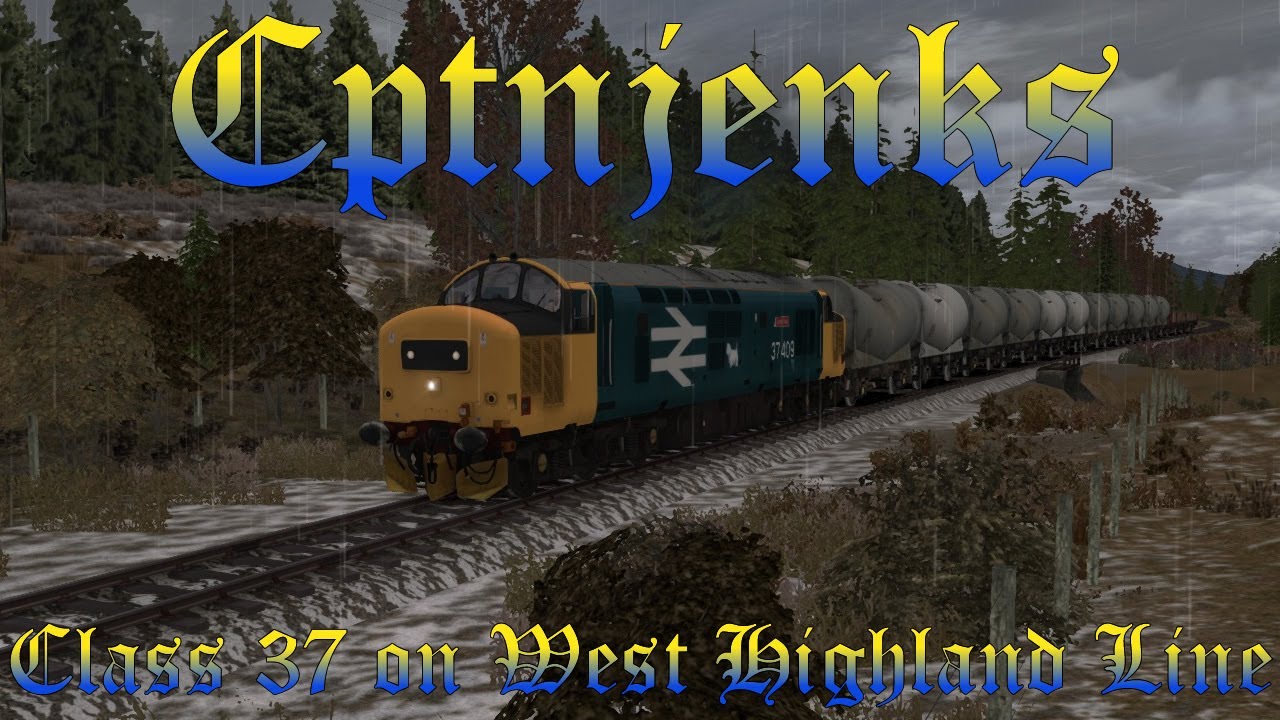 Class 37 on West Highland Line - YouTube