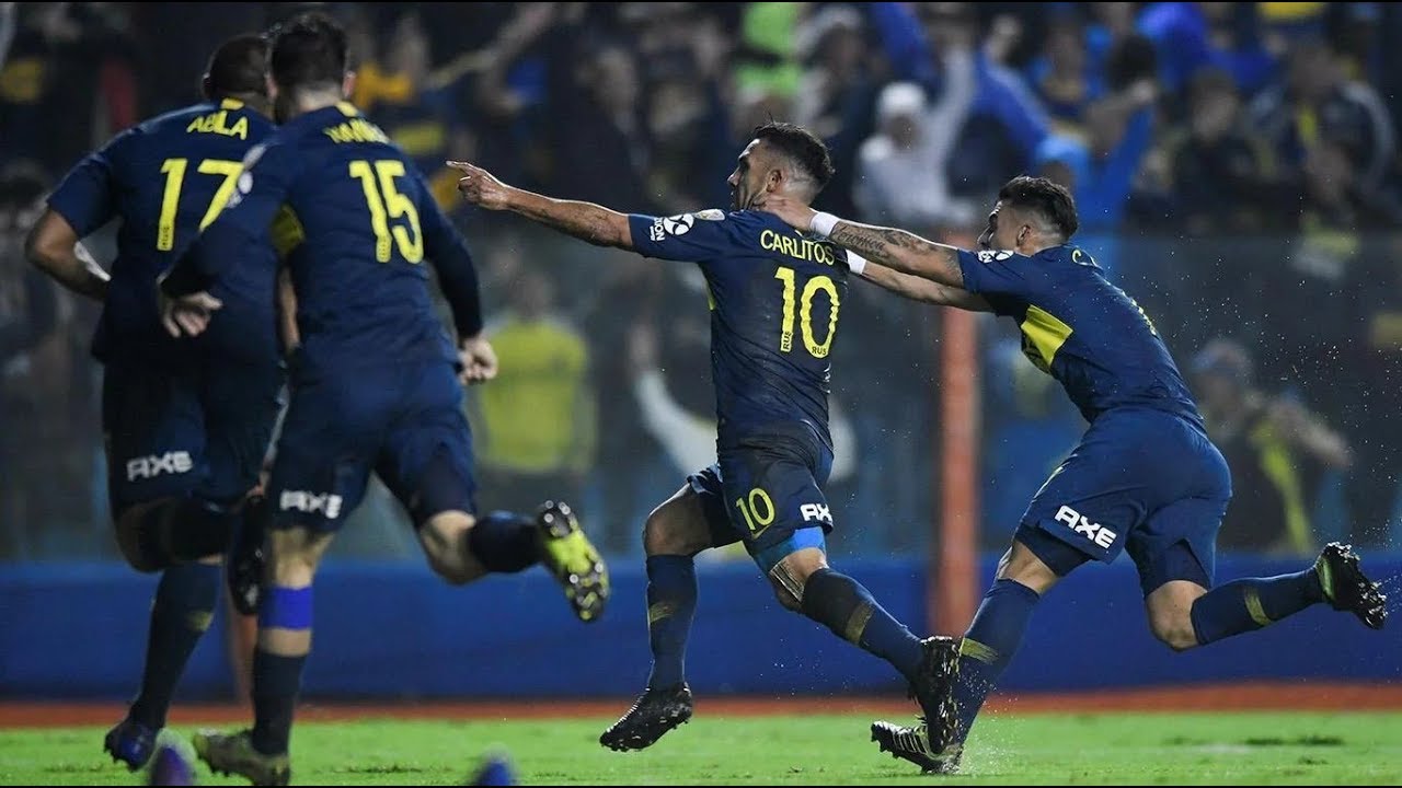 Boca Paranaense Lib19 / Gol de Carlitos Tevez sobre la hora - YouTube