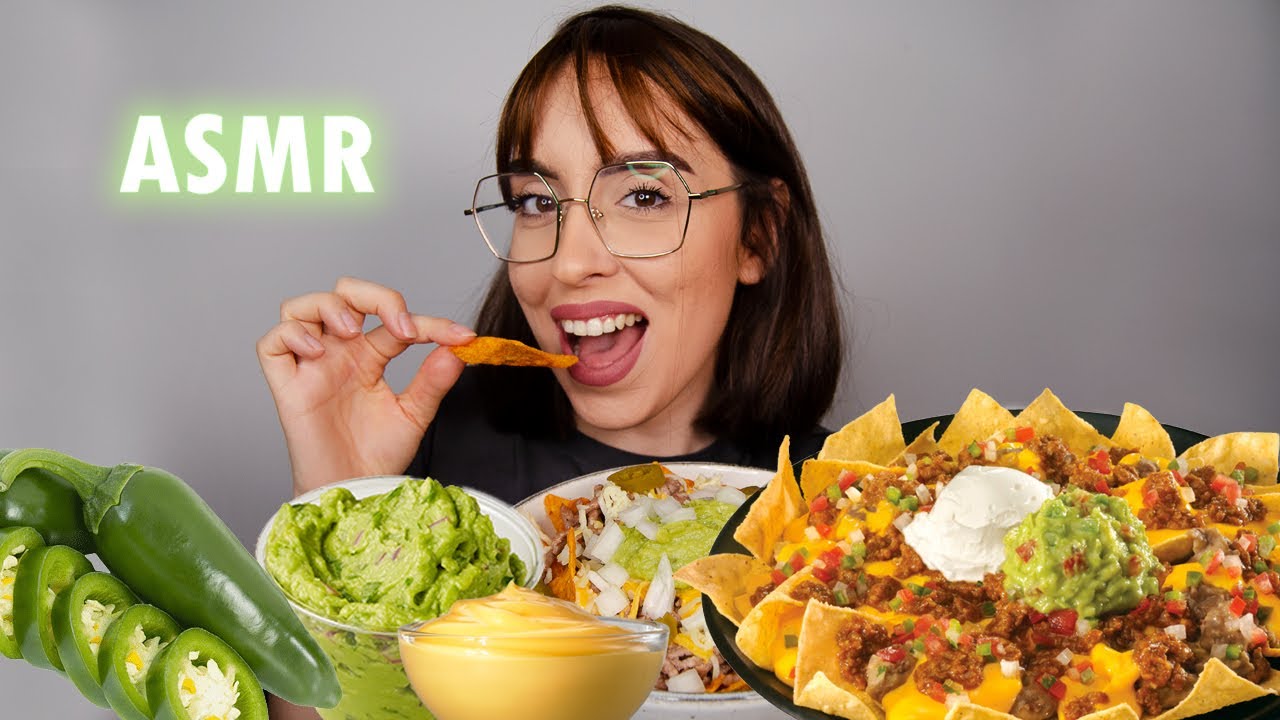 ASMR COMIENDO NACHOS MEXICANOS | ASMR ESPAÑOL - YouTube