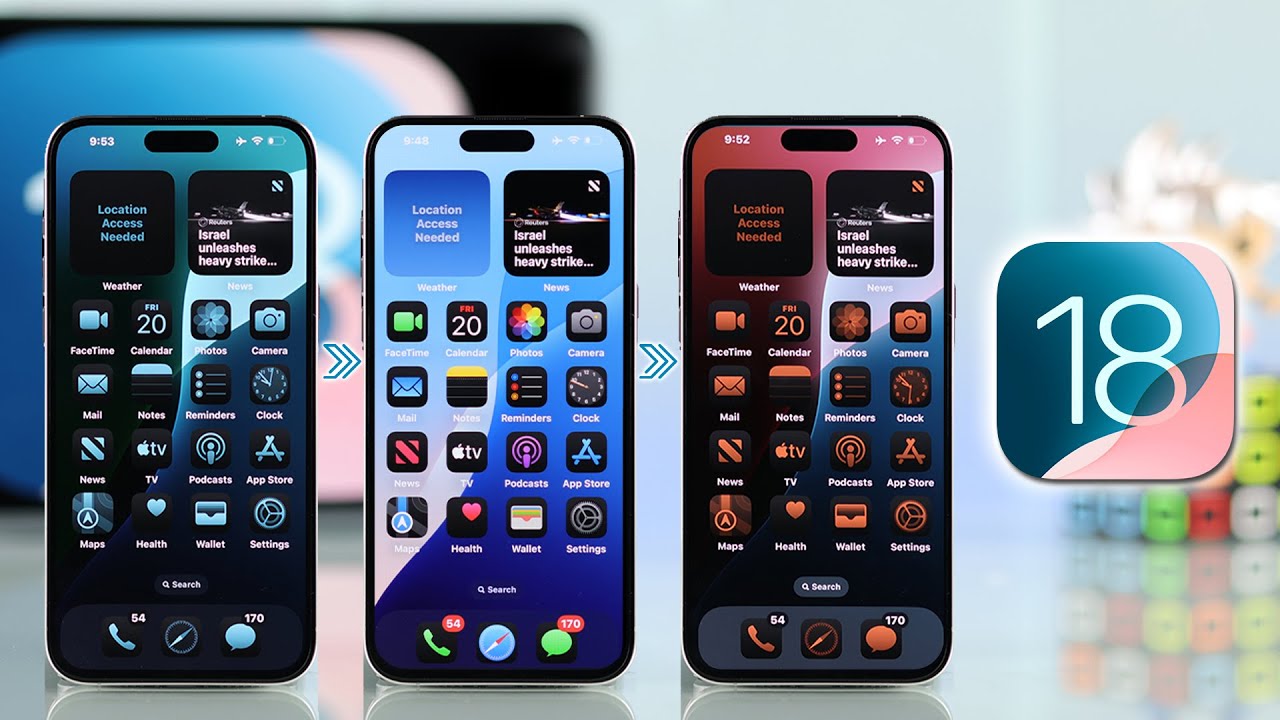 iOS 18: How to Change App icon Color! - YouTube