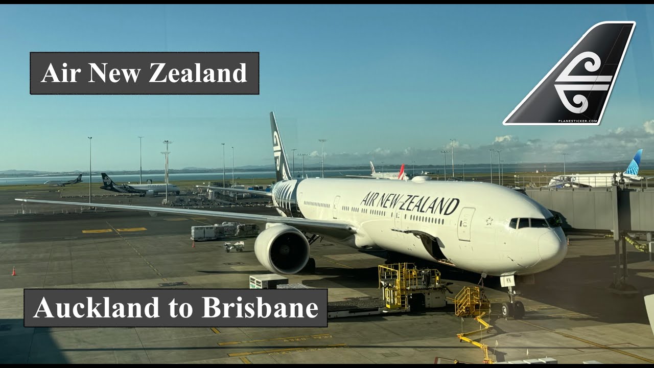 Air New Zealand NZ-145 Auckland to Brisbane Flight Report (Boeing 777 ...