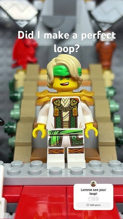 Perfect Lloyd Loop #loop #funny #satisfyingloop #endlessloop #perfectloop #lego #legoninjago ...