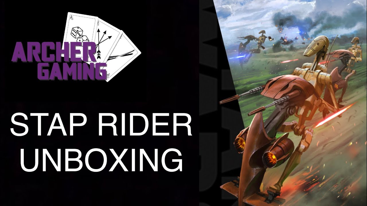 STAP riders unboxing: Star Wars legion - YouTube