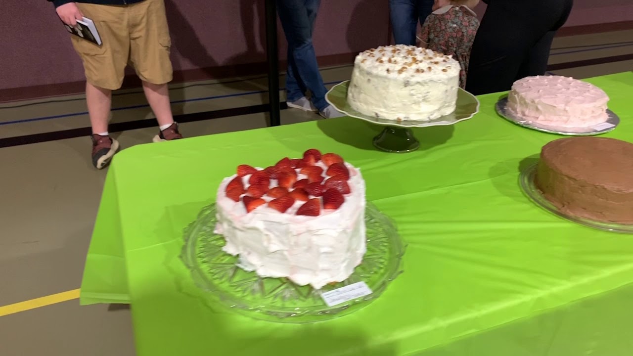 Mens Cake Auction 2020 - YouTube