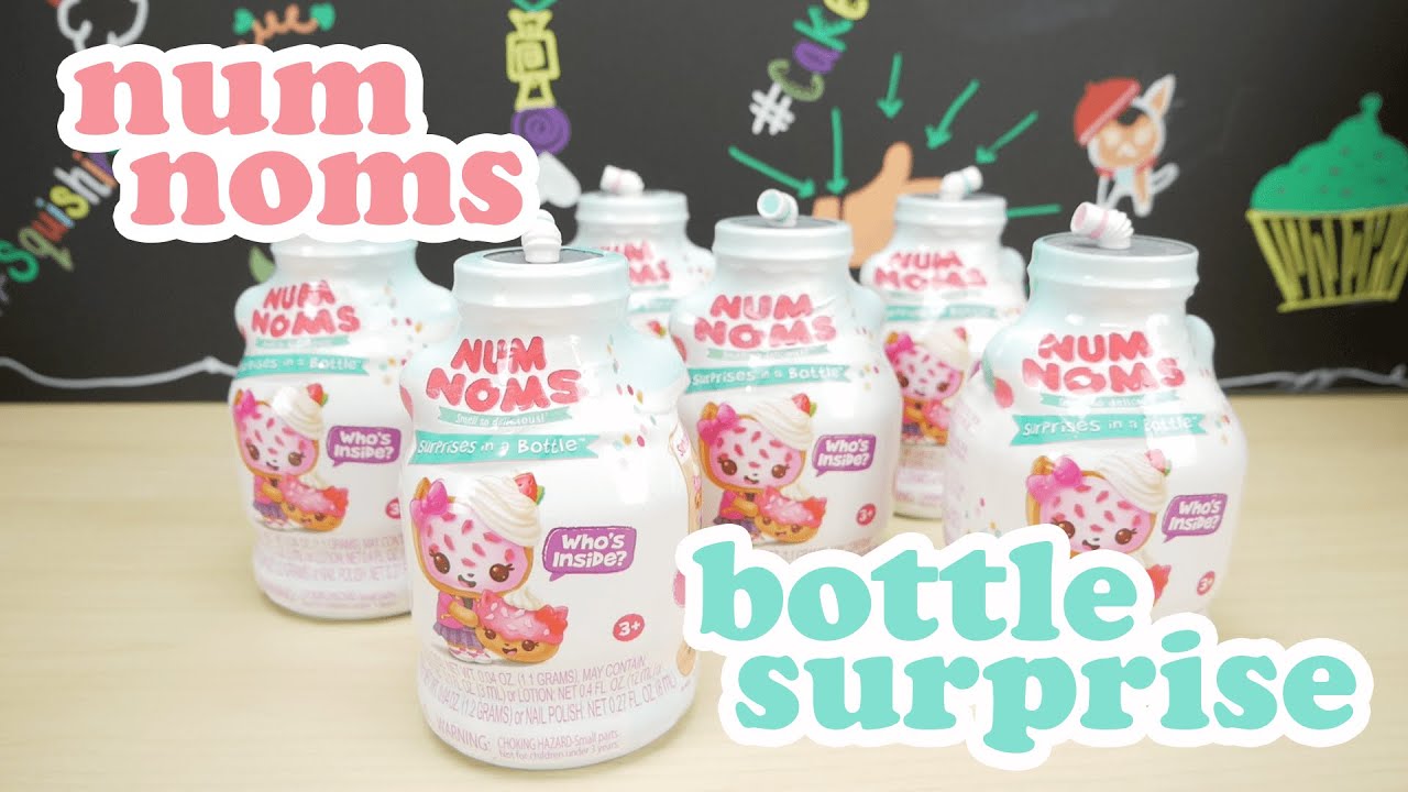Num Noms Surprise In A Bottle Makeup Mystery Surprise Bottle Opening ...