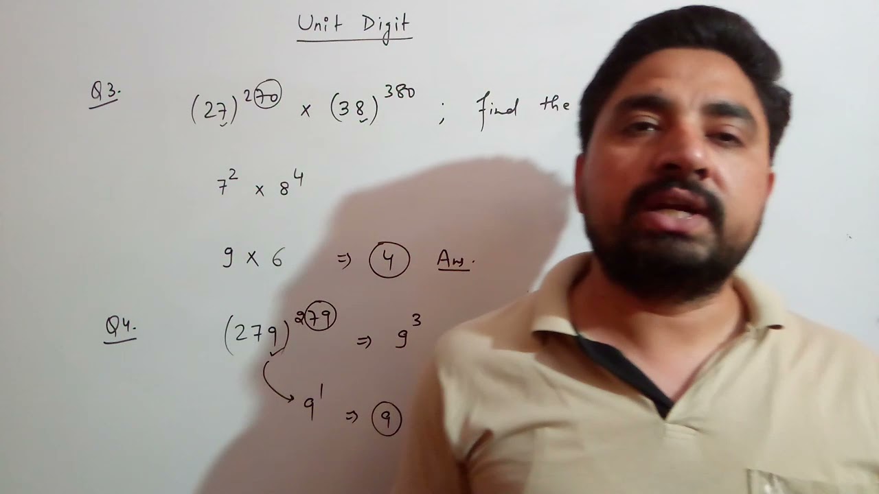 TO FIND THE UNIT DIGIT BY RDR METHOD YouTube TO FIND THE UNIT DIGIT BY RDR METHOD YouTube