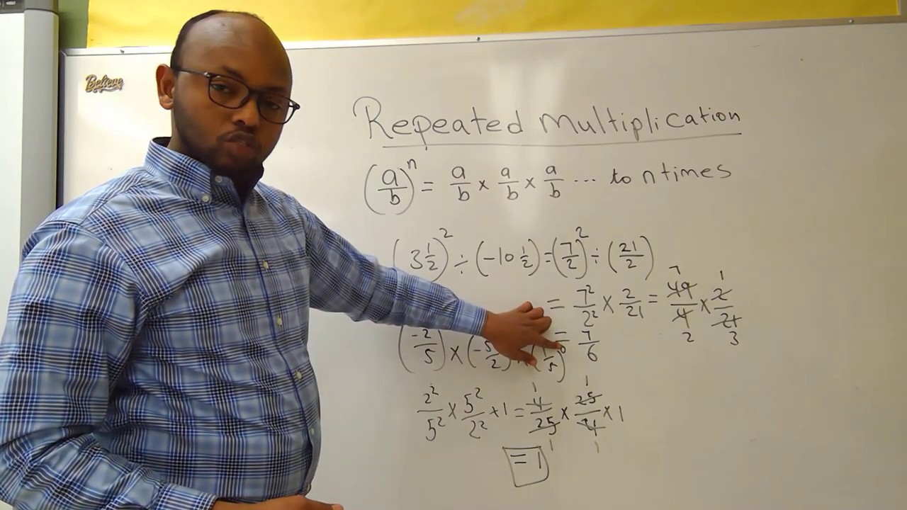 Repeated Multiplication - YouTube