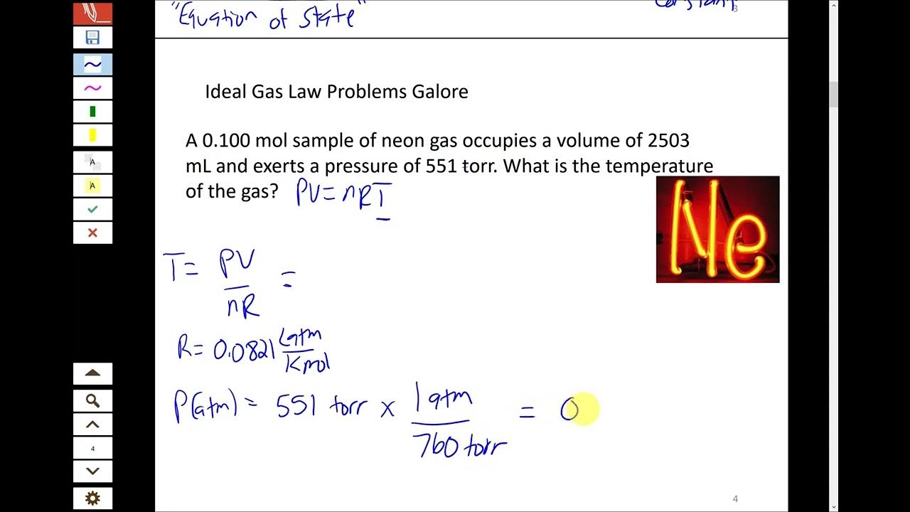 040423 Ideal Gas Law and Dalton's Law - YouTube