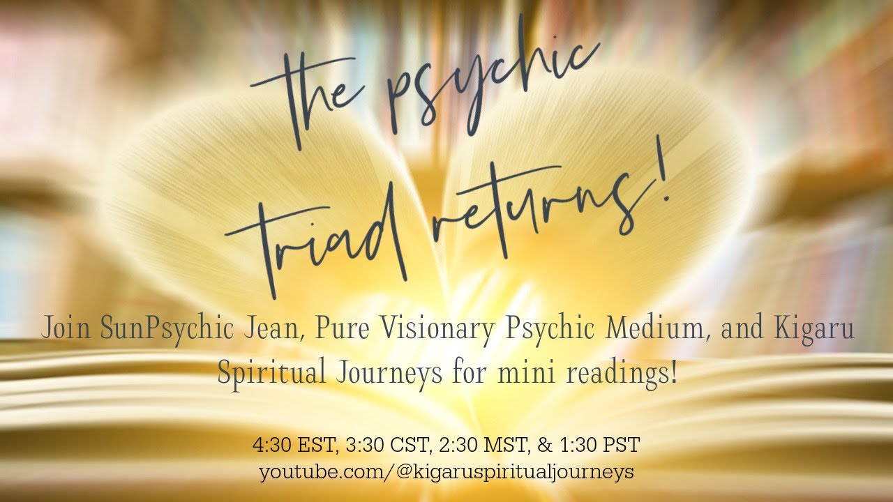 Join the Psychic Triad for mini readings! - YouTube